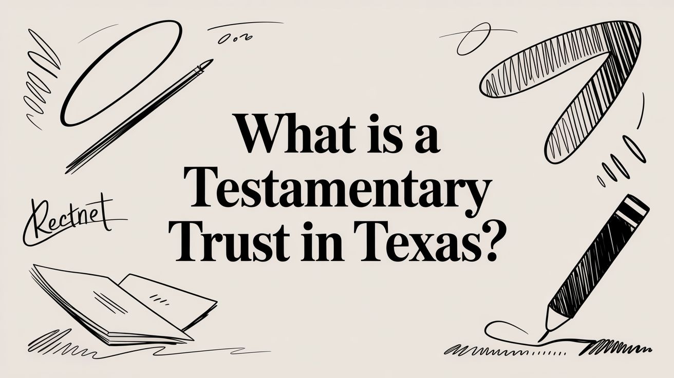 What Is a Testamentary Trust in Texas? A Family Guide (2025)