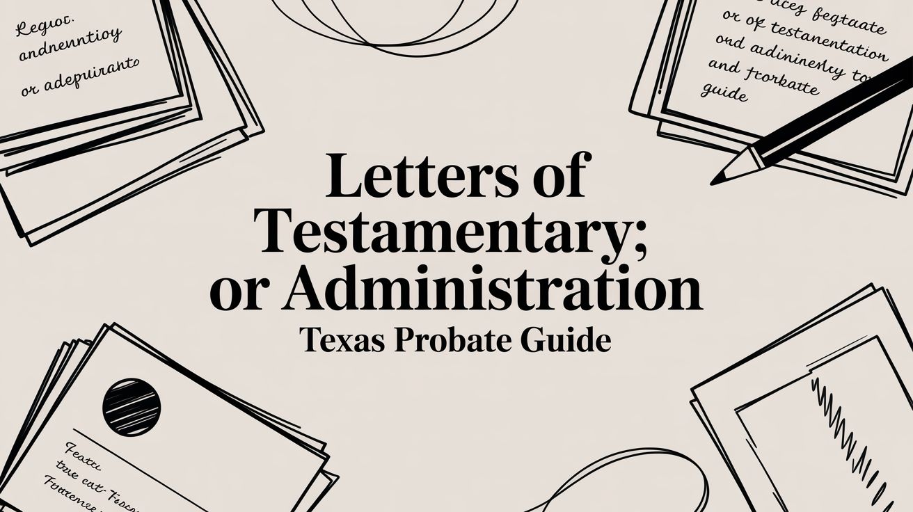 Letters of Testamentary or Administration: A Texas Probate Guide