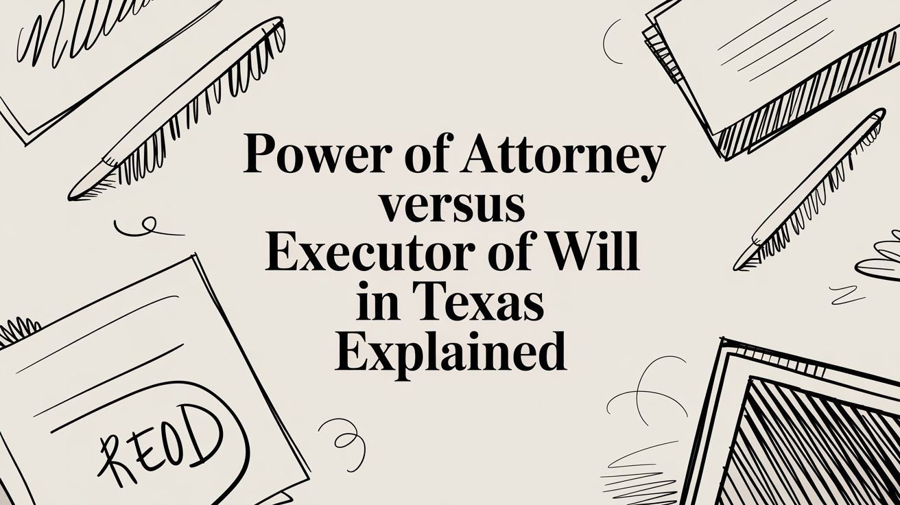 Power of Attorney Versus Executor of Will in Texas Explained