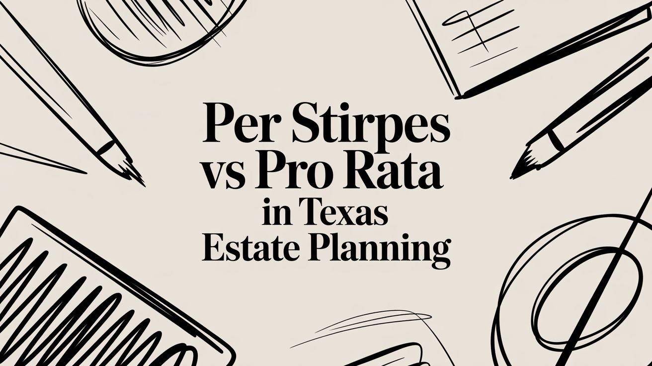 Per Stirpes vs. Pro Rata in Texas Estate Planning: A Clear Guide for ...